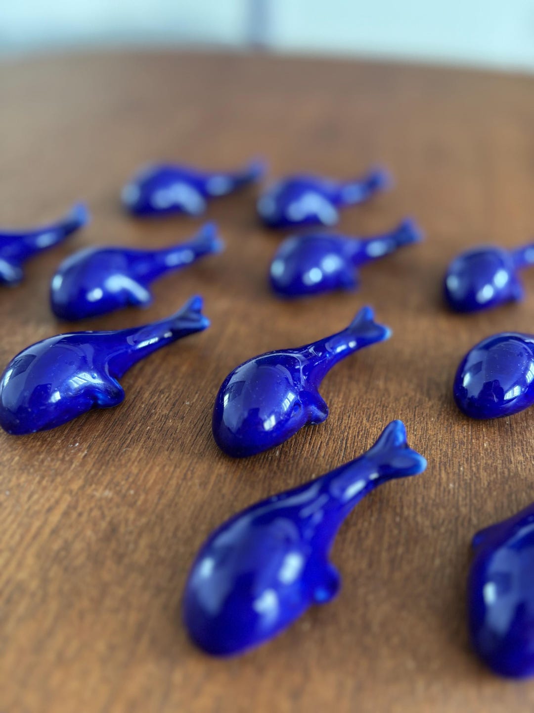Set of 6 Vintage Ceramic Knife Rests - Blue Whale Shape - Etsy