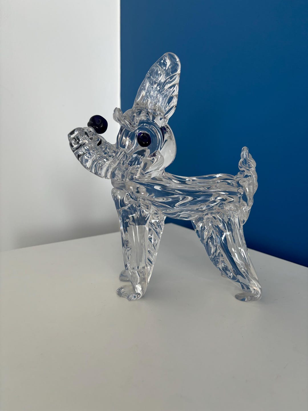 Vintage Murano Glass Dog Statue 1960 - Vintage Scottich Terrier Dog ...