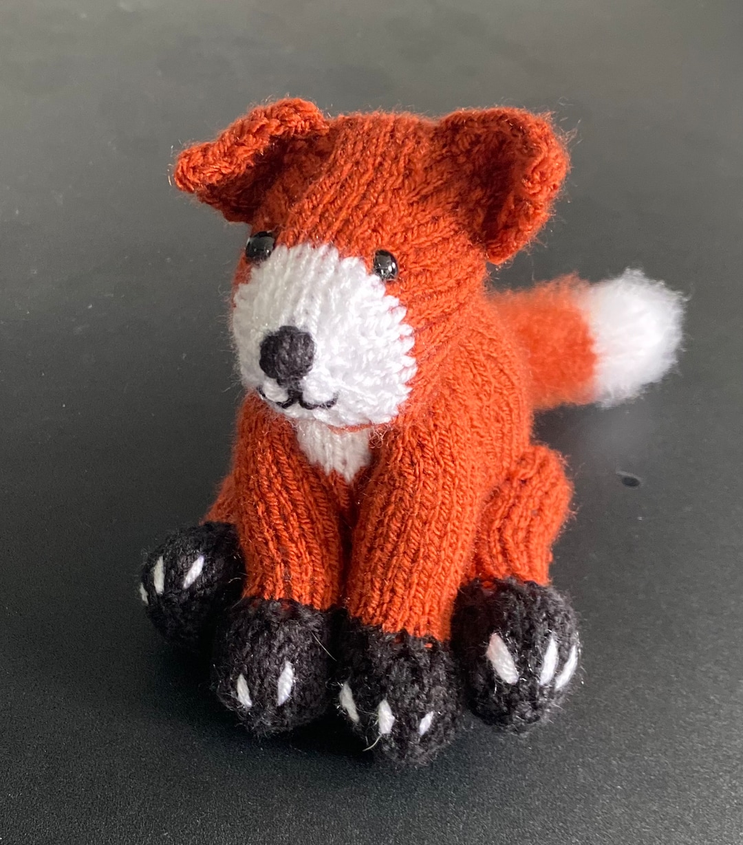 Knitting Pattern - Foxy Paws Soft Toy - Instant Download - Etsy