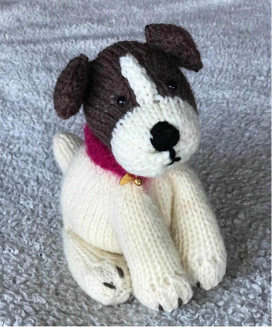 Knitting Pattern - Puppy Paws Soft Toy Dog - Instant Download - Etsy