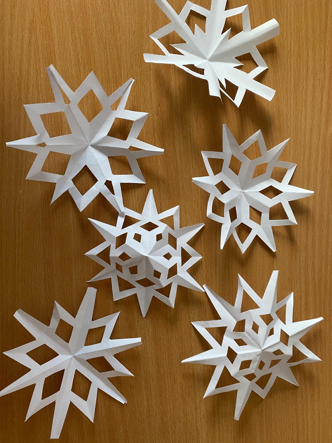 One File - 20 Snowflake Designs Printable Templates, Make Your Own ...