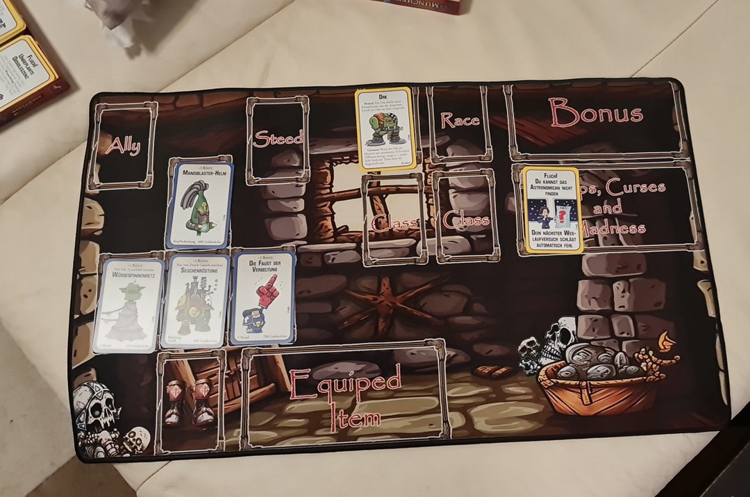 Player Mat for Card Protection and Game Organization by Munchkin - Etsy