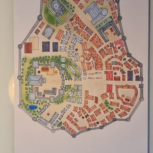 Gamemap City Map DSA and Dnd RPG Games b-ware - Etsy