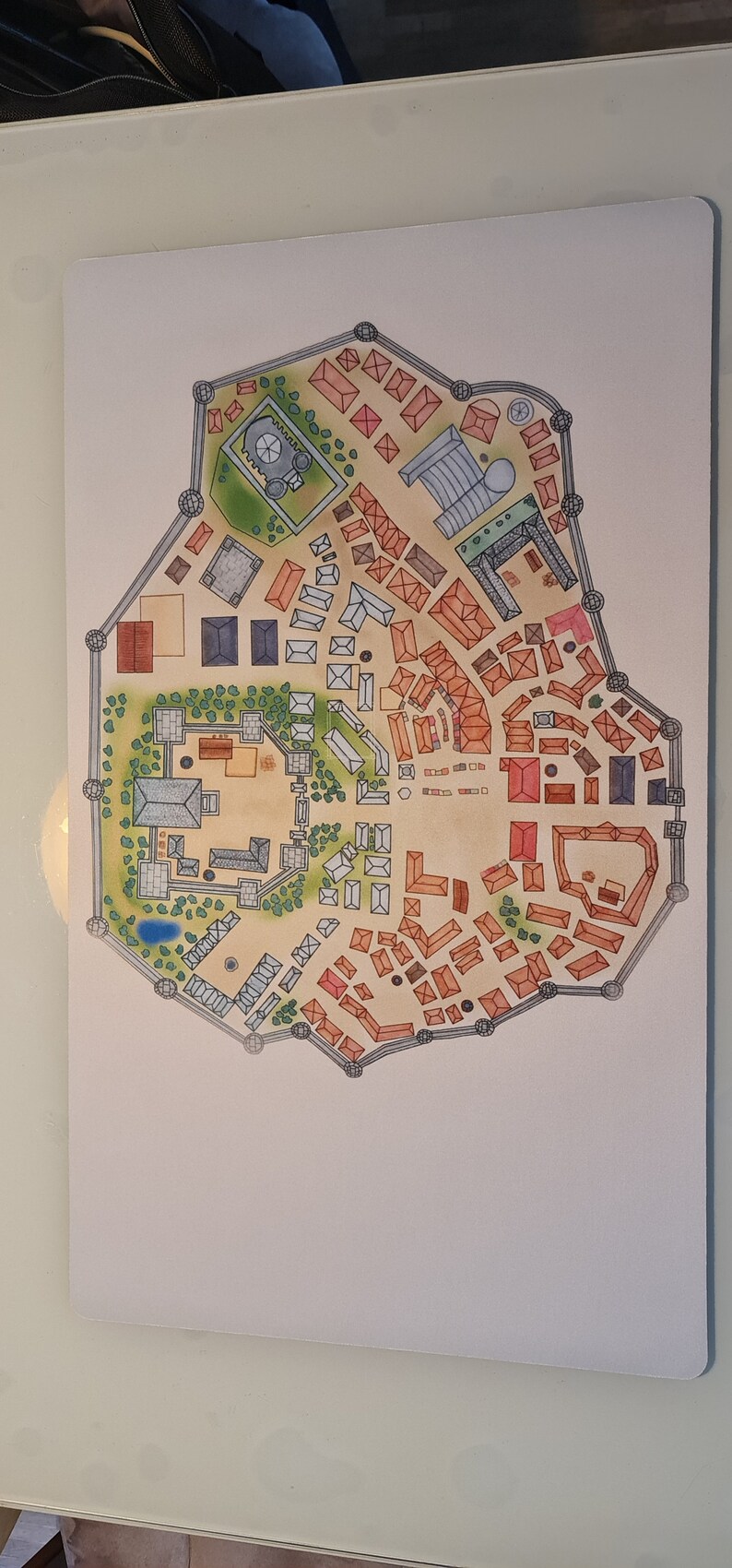 Gamemap City Map DSA and Dnd RPG Games b-ware - Etsy