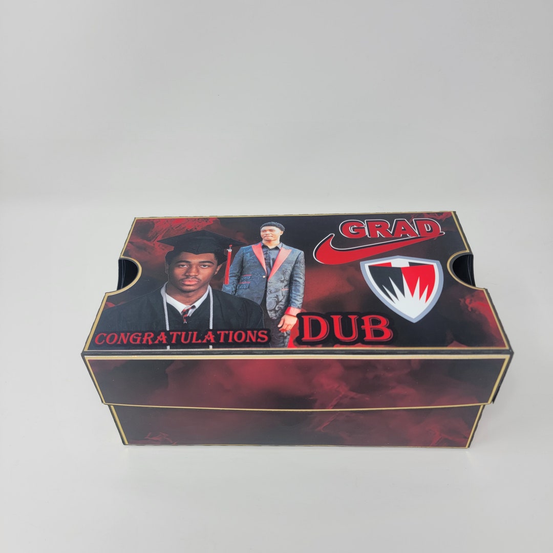 Shoe Box Favor Box, Graduation Gift Box, Shoe Box Gift Box, Birthday ...