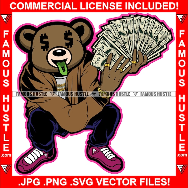 Dripping bear svg - Etsy France