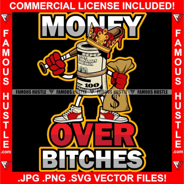 Money Over Bitches Png - Etsy
