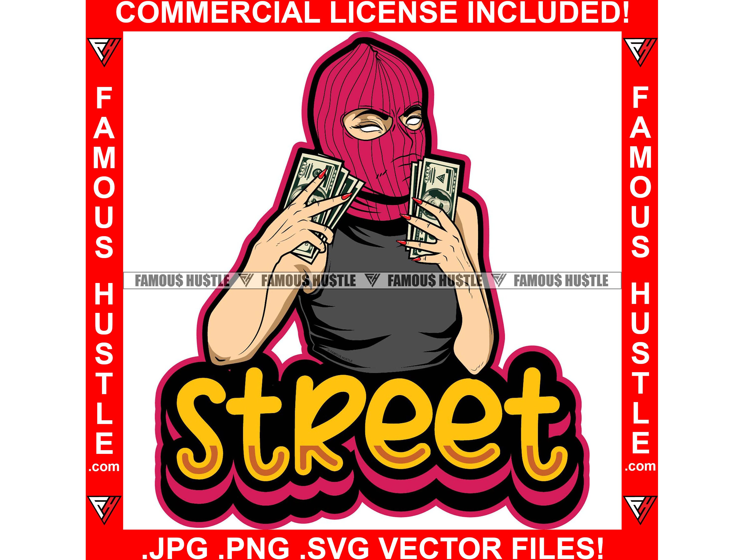 Street Hustling Woman