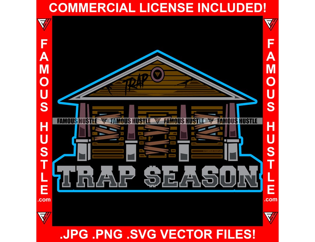 Trap Season Abandoned House Ghetto Hood Trap Gangster Thug Hip Hop Rap ...