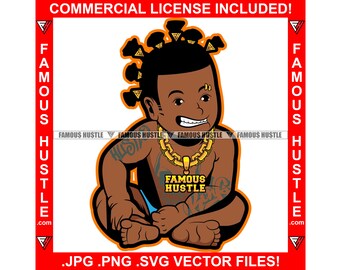 Ghetto Baby Png - Etsy