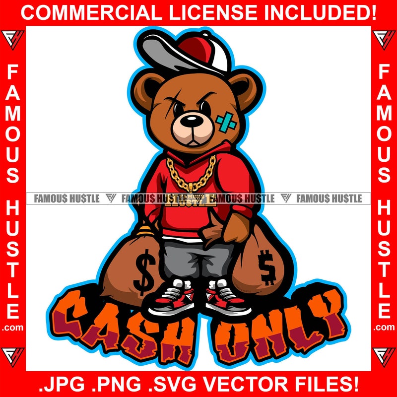 Money Bear Png - Etsy
