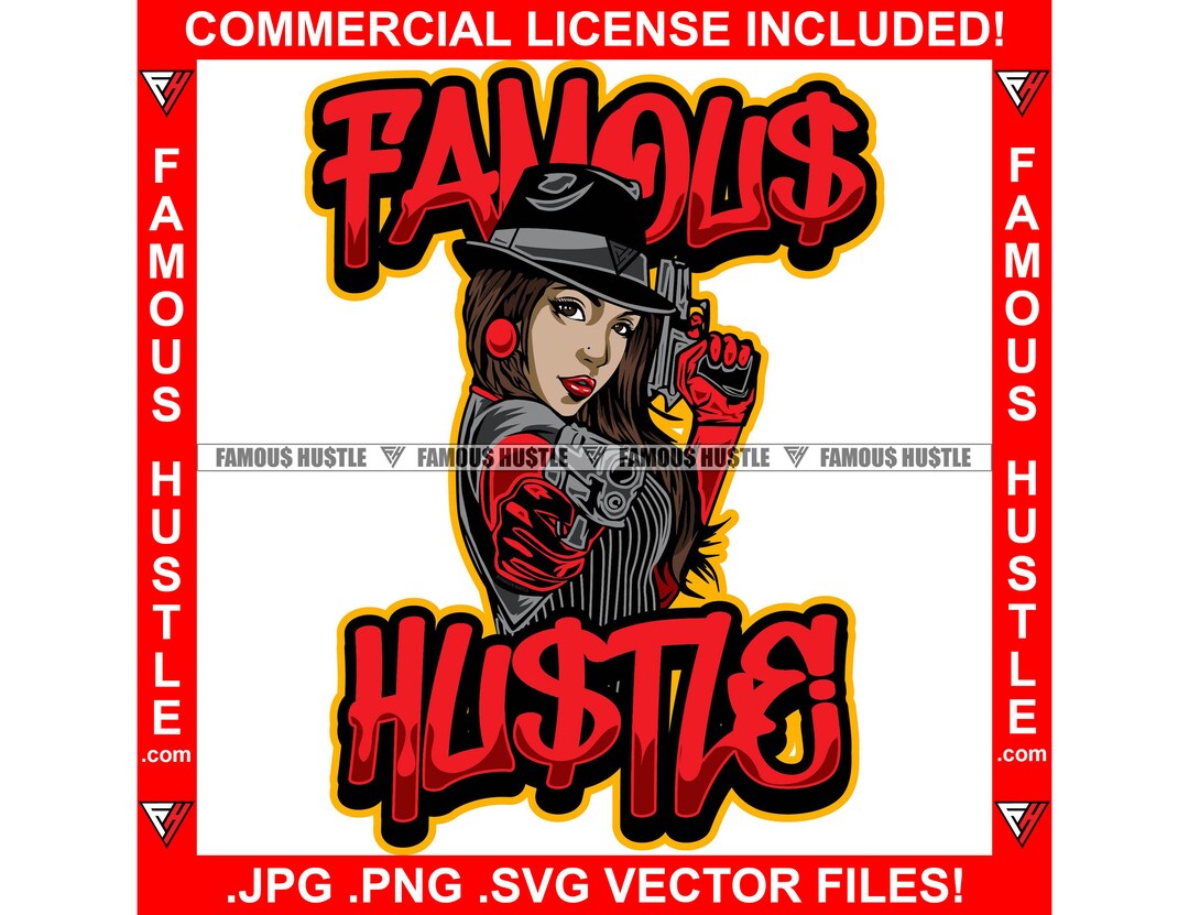 Famous Hustle Gangster Female Gun Gang Mafia Lady Boss Sexy Girl Trap ...