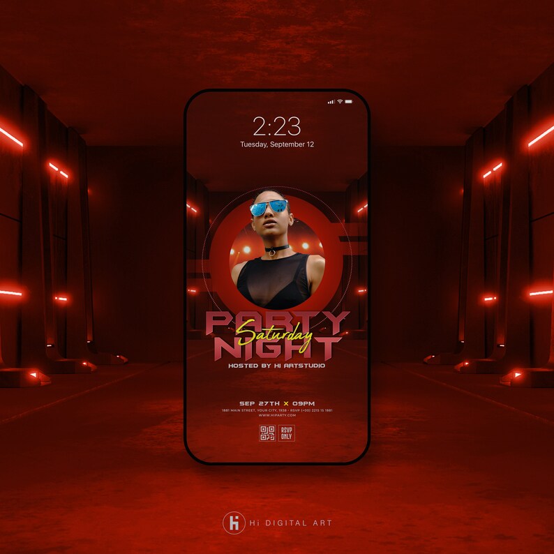 Night Club Flyer, Editable Party Flyer, Event Flyer, DIY Flyer, Party ...