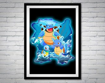 Blastoise Posters - Etsy