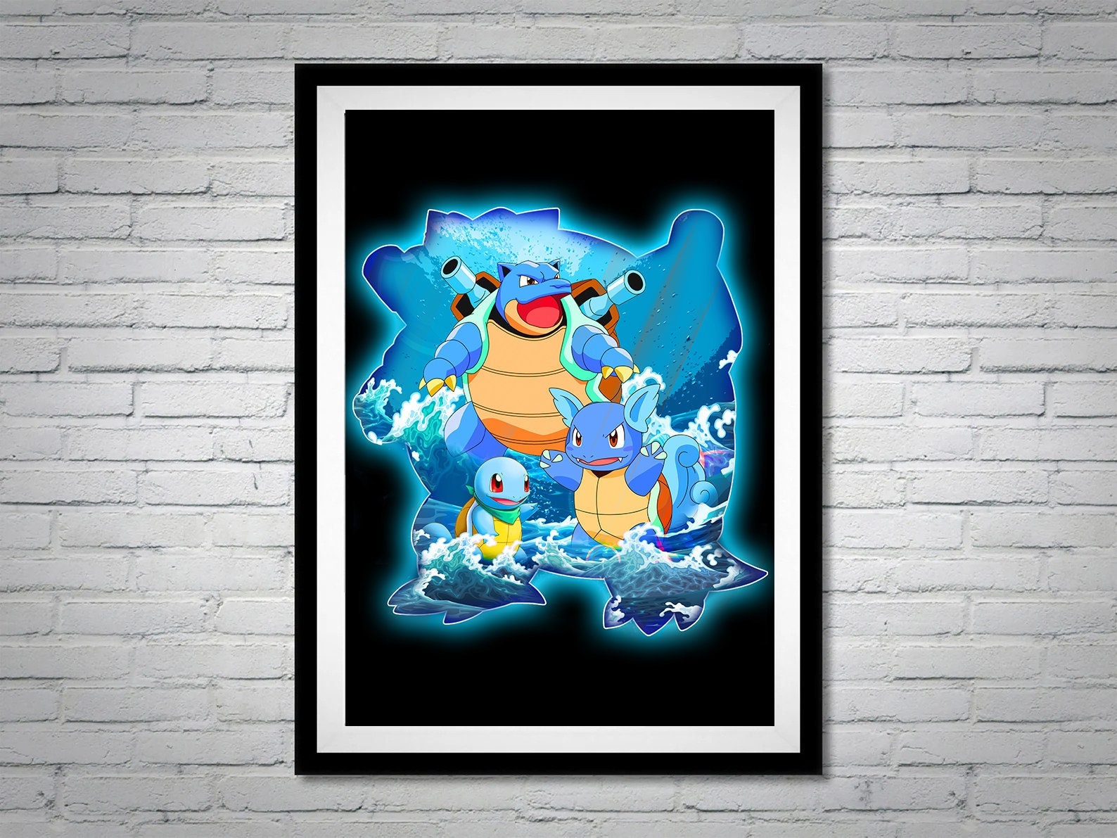 Pokémon Print 'BLASTOISE' Pokémon Wall Art A4 Pokemon Poster - Etsy