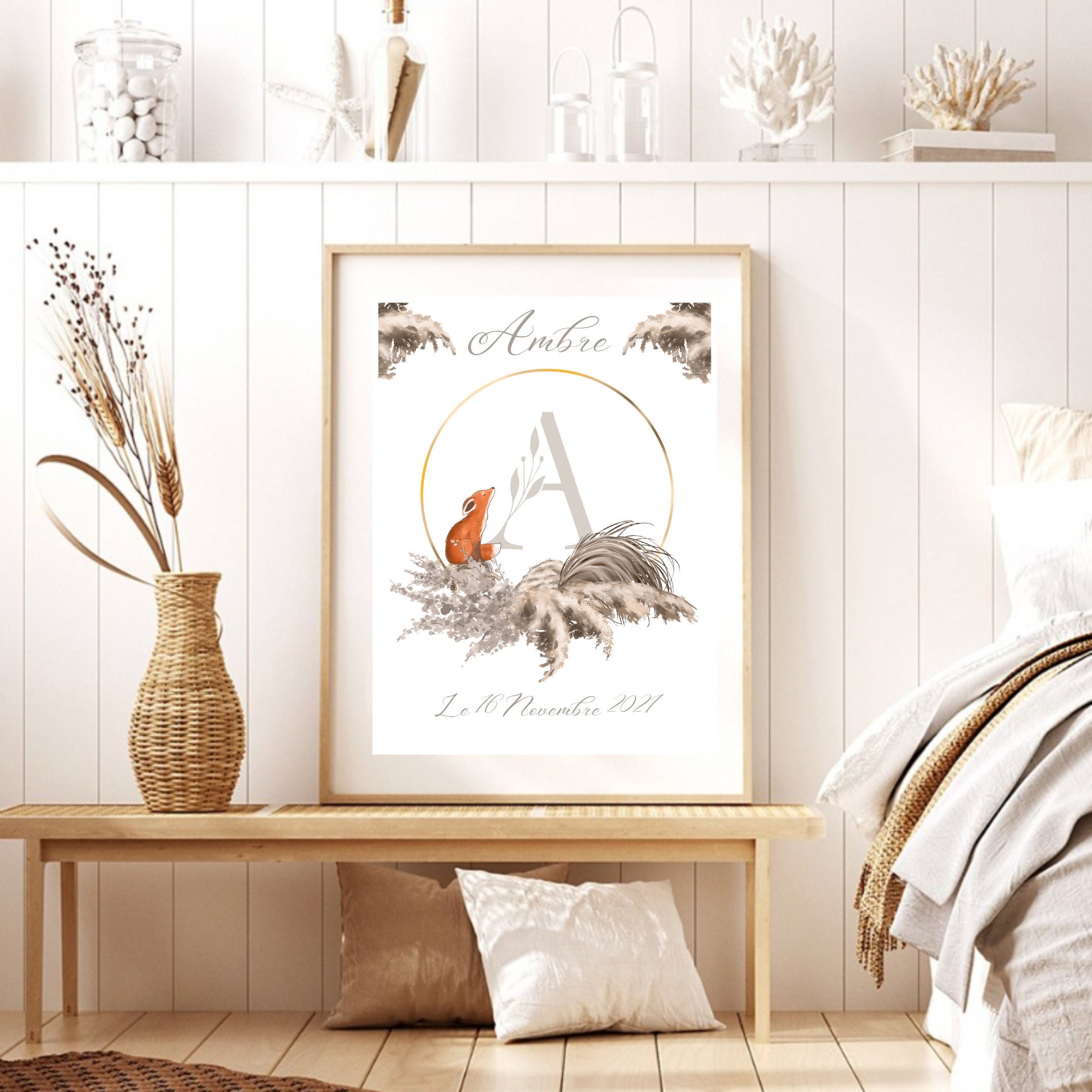 Personalized Birth Poster Printable | Etsy