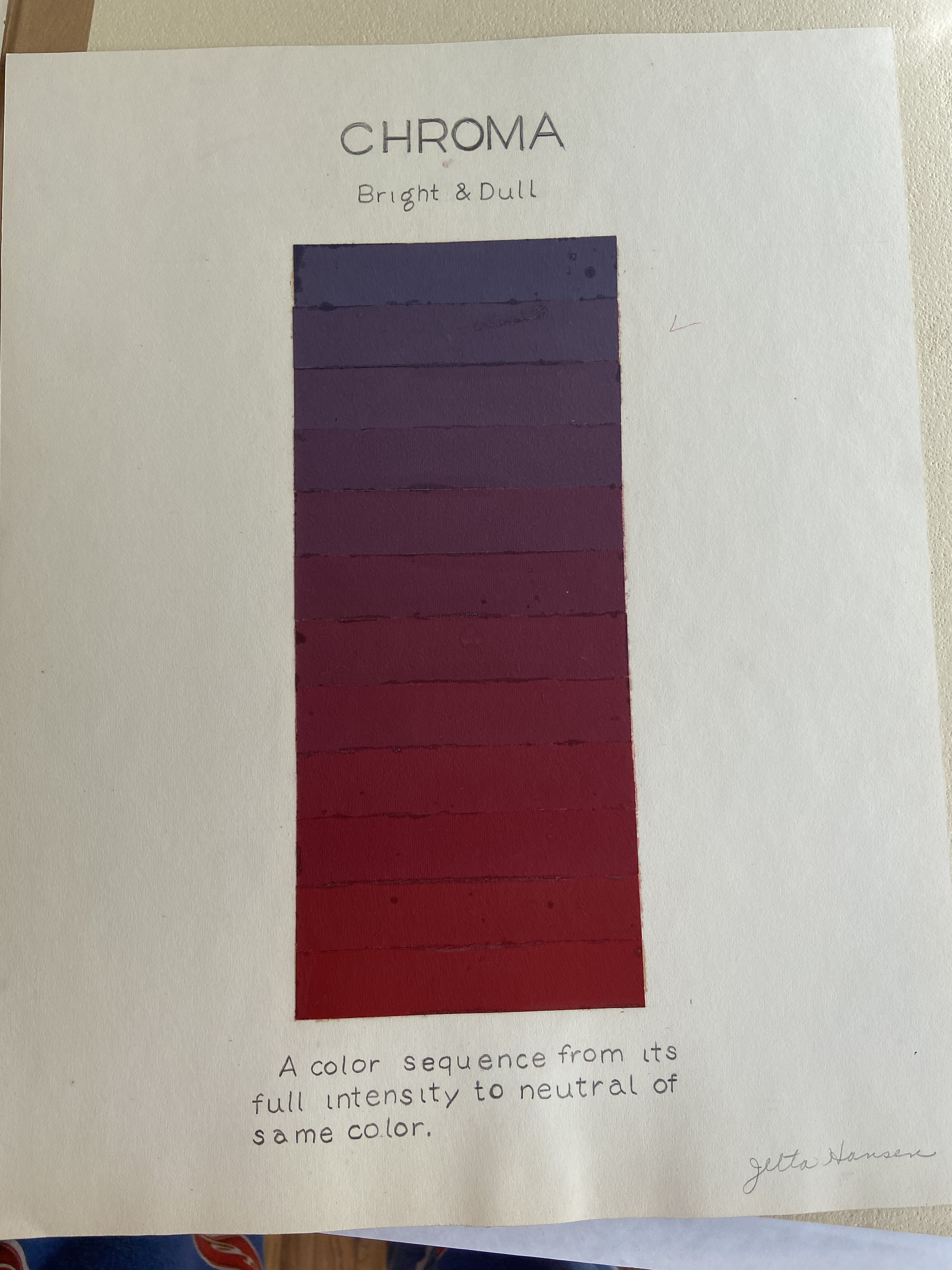 Custom Artist Color Match Sample Folio Set by Jetta Evelyn - Etsy