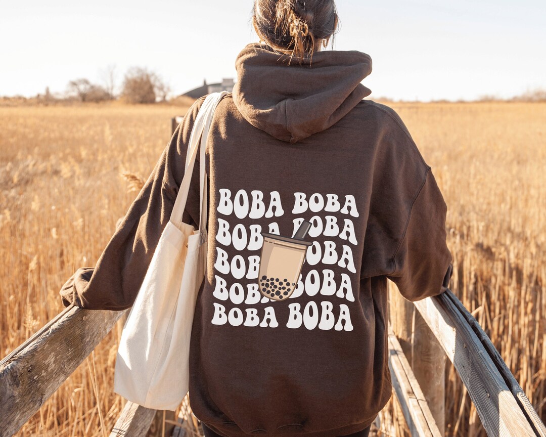 Boba Shirt, Boba Hoodie, Bubble Tea Sweater, Boba Milk Tea, Milk Tea ...