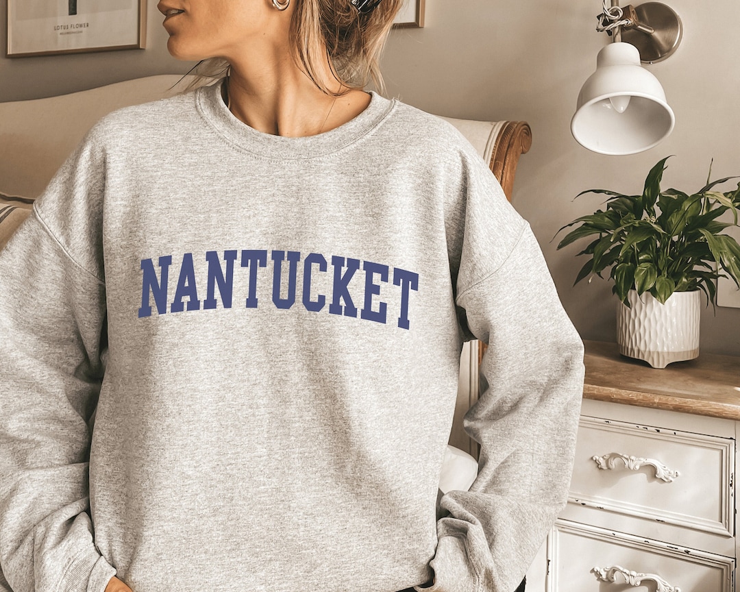 Nantucket Sweatshirt, Nantucket Shirt, Massachusetts Shirt, Nantucket ...