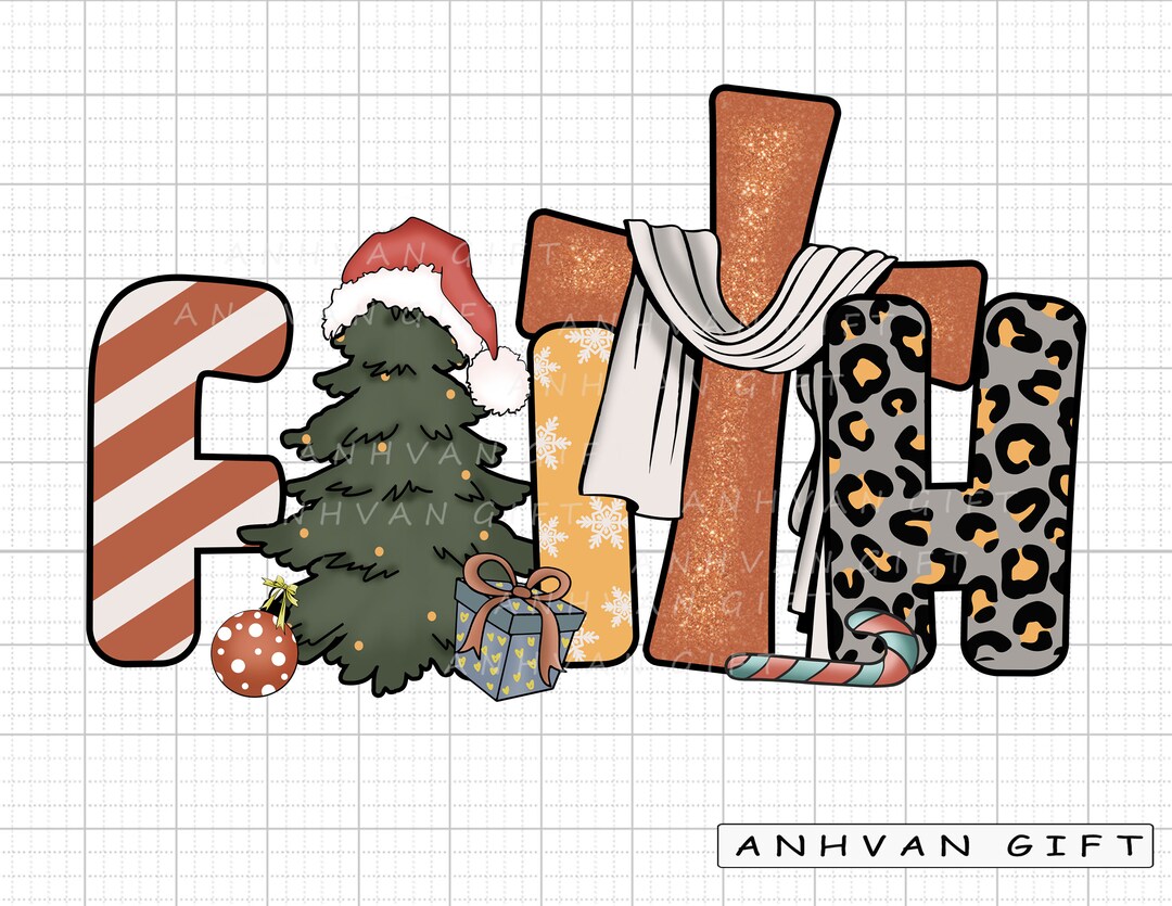 Faith Christmas Png, Faith Png, Christmas Trees Png, Jesus Cross ...