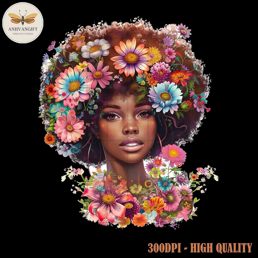 Beautiful Queen Black Girl Magic PNG, Black History Month Png, Free-ish ...