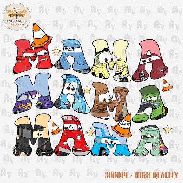 Mama Cars Png - Etsy
