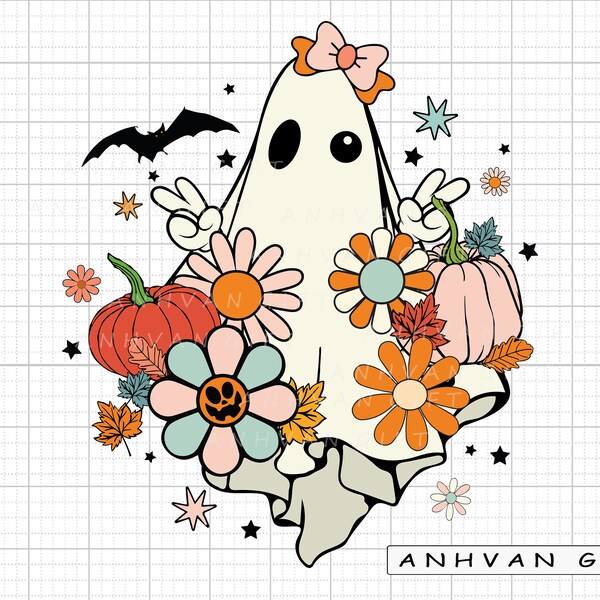 Fall Ghost Png - Etsy