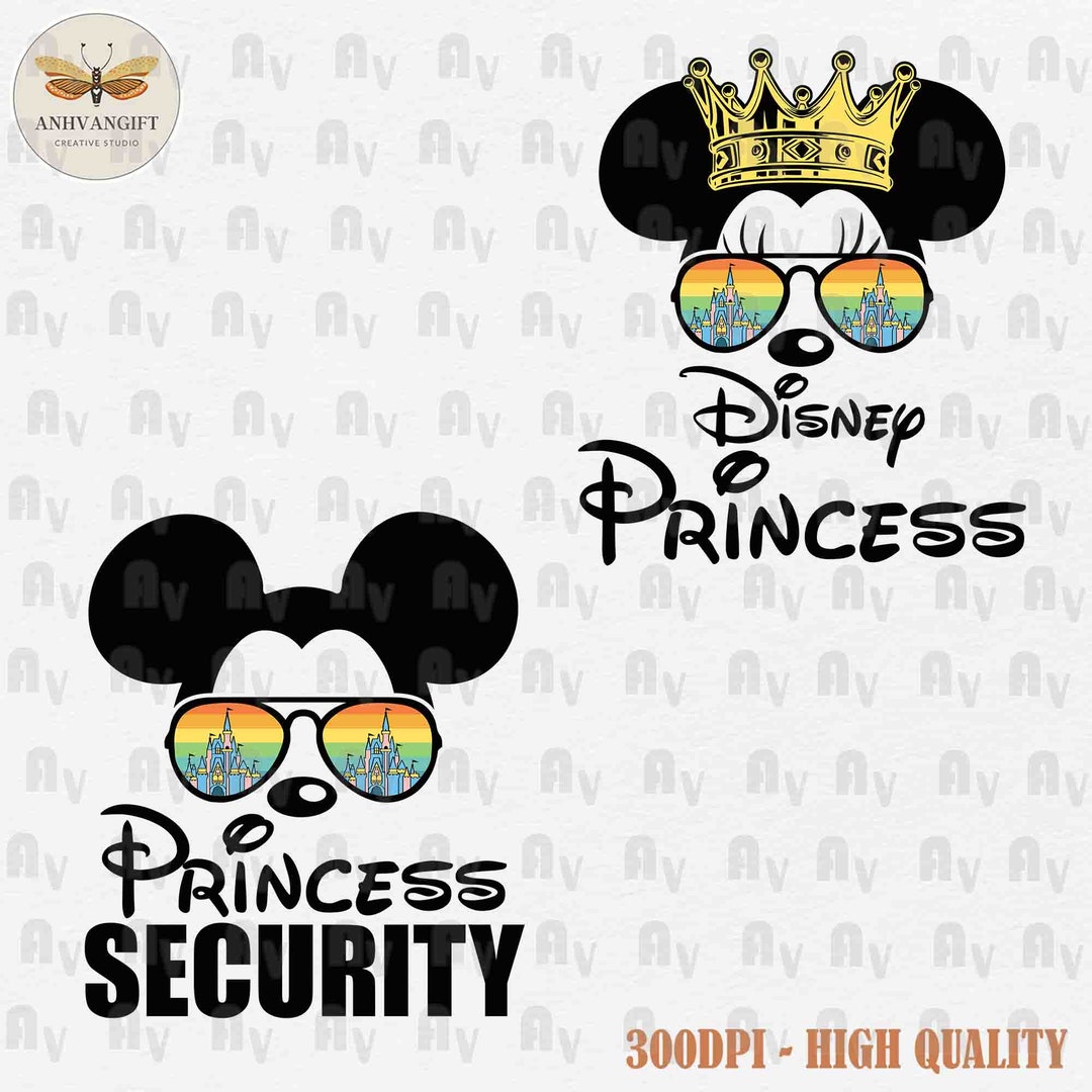 Bundle Princess Security SVG, Mouse With Sunglasses Svg, Funny Dad Svg ...