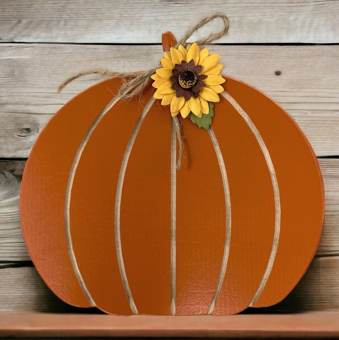 Wood Pumpkin for Autumn Shelf Display/wood Pumpkins for 3 Tier - Etsy