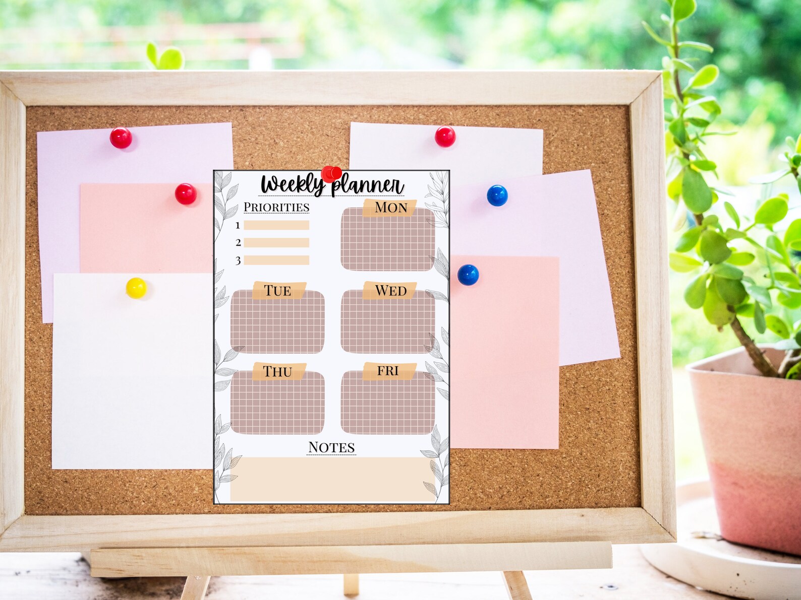 Weekly Planner Printable Digital Calendar Size A4 and A5 - Etsy