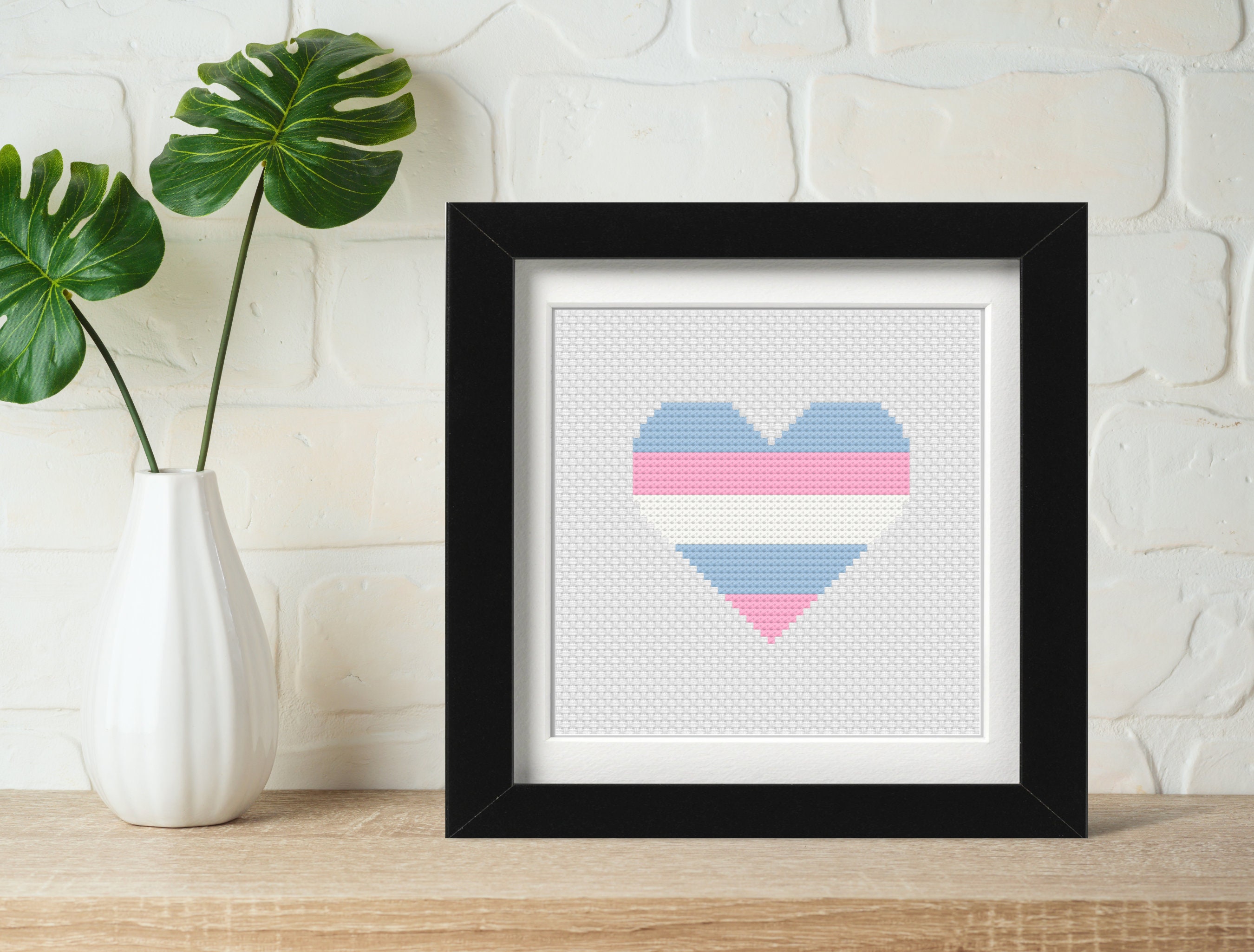 Transgender Cross Stitch LGBTQIA Cross Stitch Pride Cross Stitch PDF ...