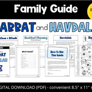 Family Guide - Celebrating Shabbat and Havdalah | Jewish | Sabbath ...