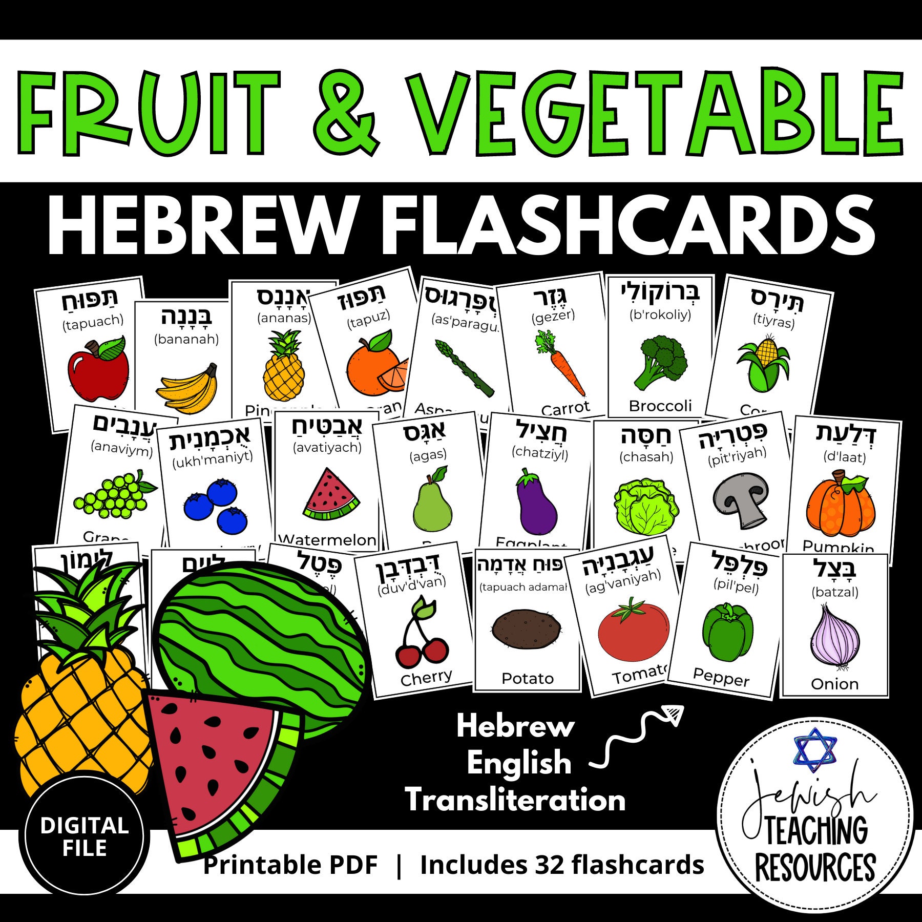 Hebrew Flashcard BUNDLE Colors Numbers Animals Shapes - Etsy