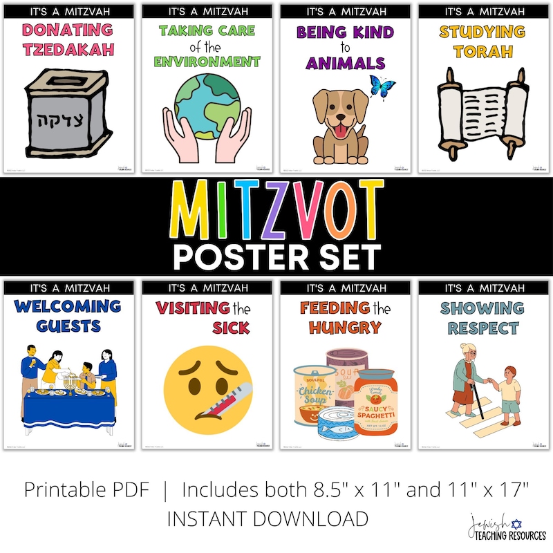 Jewish Posters Kids - Etsy UK