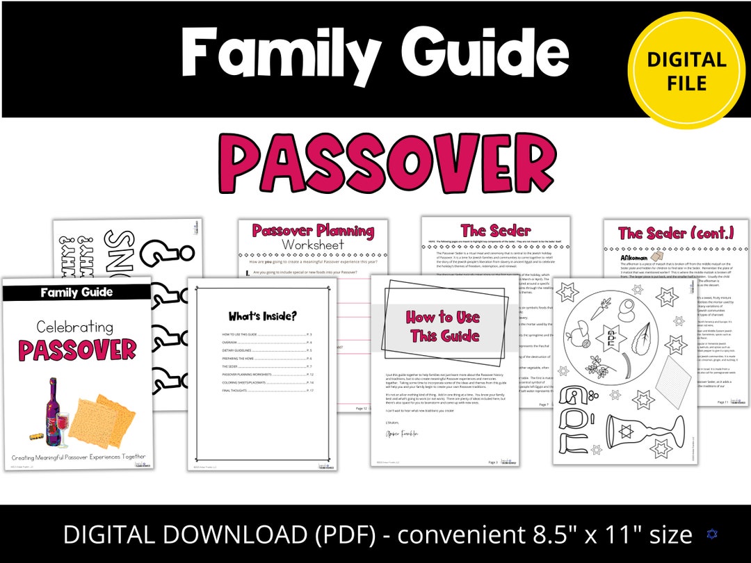 Family Guide to Celebrating Passover | Jewish Holiday | Pesach ...