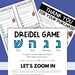 Dreidel Game Instructions | Jewish Games | Hanukkah Games | Hebrew ...