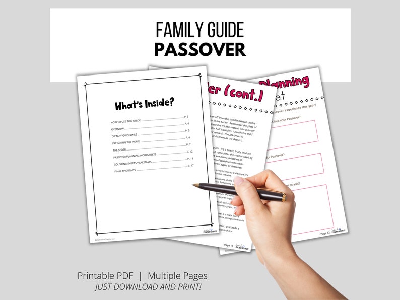 Family Guide to Celebrating Passover | Jewish Holiday | Pesach ...