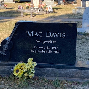 Mac Davis Cemetery Dirt - Etsy