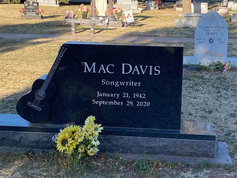 Mac Davis Cemetery Dirt - Etsy