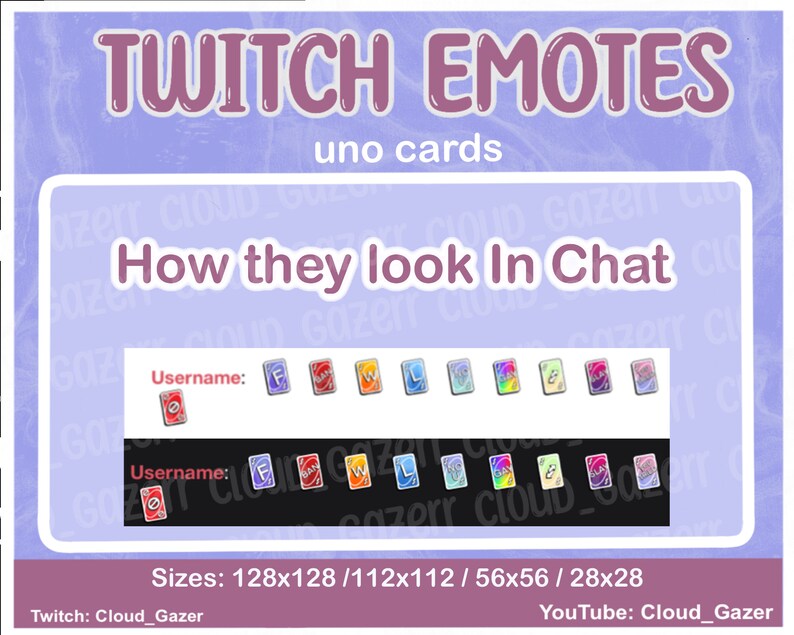 Special UNO Card Emojis for Streaming Twitch & Discord Emotes - Etsy Israel