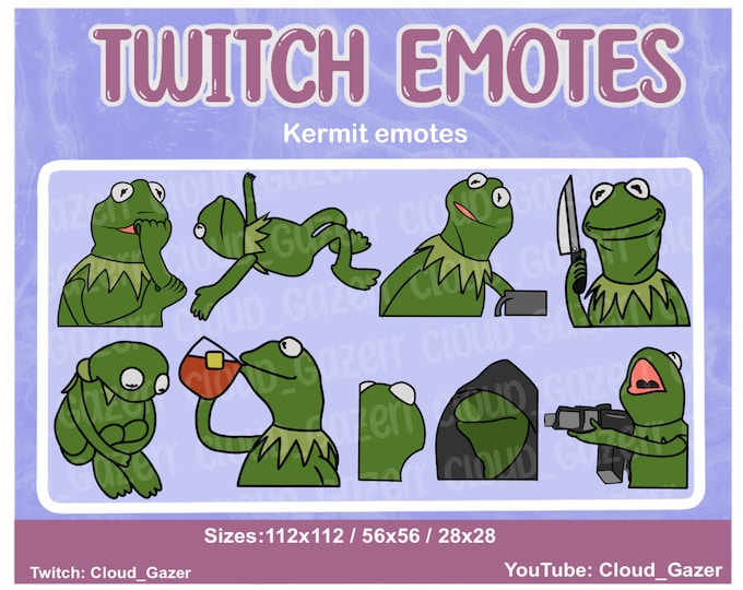 Twitch Emote - Kermit "do It" - Meme - Dark Side - Etsy Canada