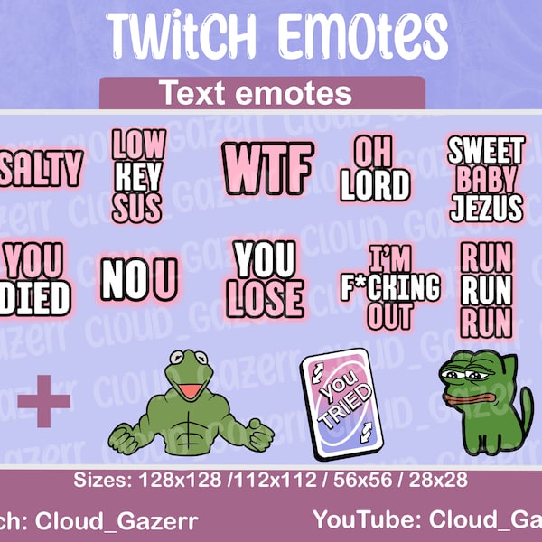 Free Twitch Emotes - Etsy