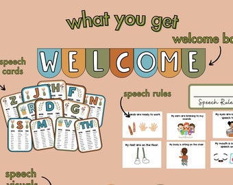 Meet the Speech Language Pathologist Back to School Canva - Etsy