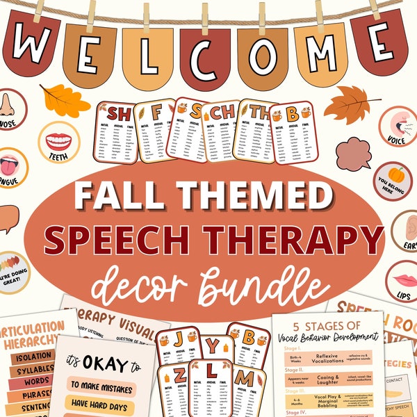 Speech Therapy - Etsy