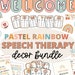 Groovy Speech Therapy Classroom and Office Decor, Speech and Language ...