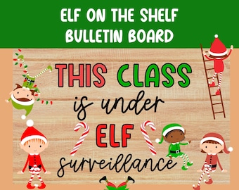 Christmas Elf Bulletin Board - Etsy