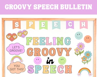 Boho Varsity Your Voice Matters Letters for Speech Therapy - Etsy