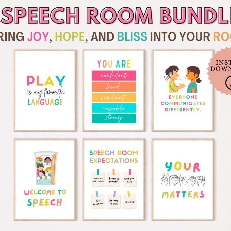 Speech Room Sign - Etsy