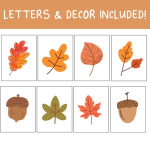 Speech Therapy Fall Decor Bulletin Board, Speech and Language Bulletin ...