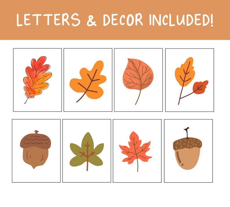 Speech Therapy Fall Decor Bulletin Board Speech and Language - Etsy